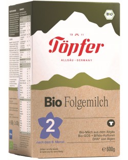 Адаптирано био мляко за кърмачета Topfer - Laktana Bio 2, 6 м+, 600 g ...