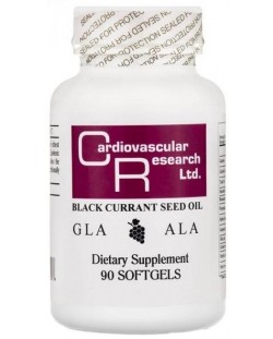 Black Currant Seed Oil, 90 софтгел капсули, Ecological Formulas | Ozone.bg