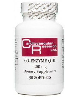 Co-Enzyme Q10, 200 mg, 30 капсули, Ecological Formulas | Ozone.bg