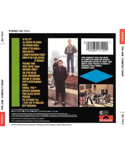 The Jam - Compact Snap! (CD) Отлична цена | Ozone.bg
