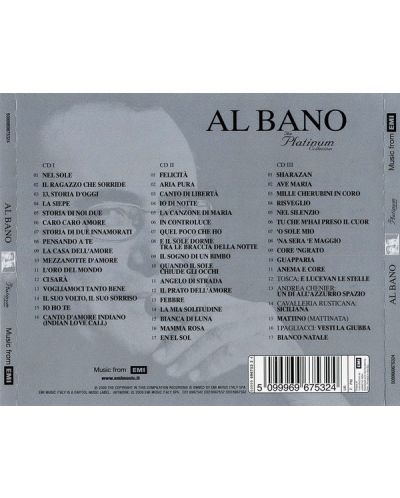 Al Bano - The Platinum Collection (3 CD) Отлична цена | Ozone.bg