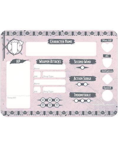 Аксесоар за ролева игра Dungeon & Dragons: Fighter Token Set | Ozone.bg