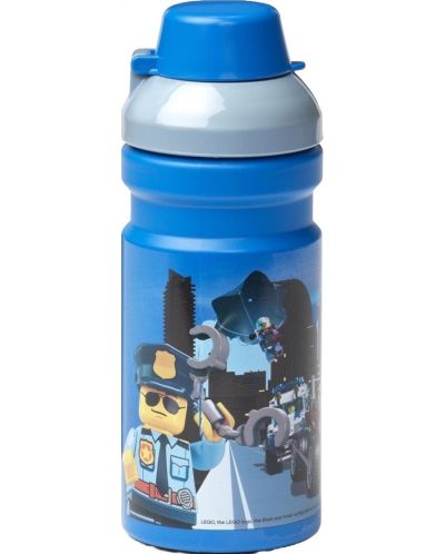 Бутилка за вода Lego City - Police, 390 ml, синя | Ozone.bg