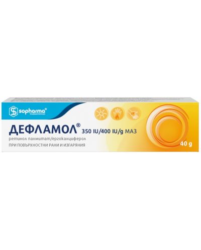 Дефламол Маз, 40 g, Sopharma | Ozone.bg