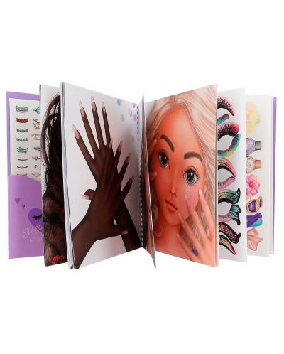 Детска книжка със стикери Top Model - Face BEAUTY, облечи ме | Отлична ...