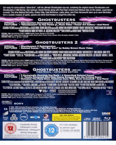 Ghostbusters - 3 Movies Collection (Blu-Ray) | | Добра цена | Ozone.bg