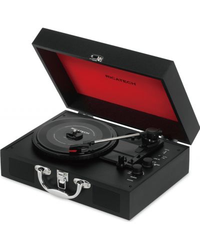 Грамофон Ricatech - RTT25 Executive, ръчен, черен | Ozone.bg