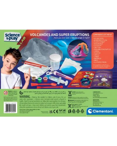 Игрален комплект Clementoni Science - Лаборатория за вулканични ...