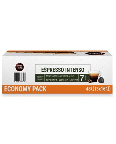 Кафе капсули NESCAFE Dolce Gusto - Espresso Intenso Economy pack, 48 ...