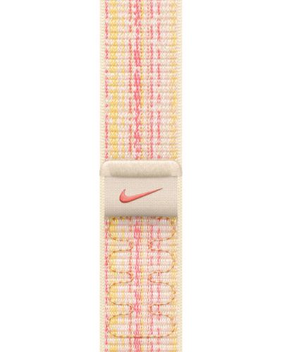Каишка Apple - Nike Sport Loop, Apple Watch, 45mm, Starlight/Pink ...