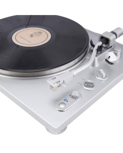 Комплект грамофон и усилвател GPO - PR 100/200, сребрист | Ozone.bg