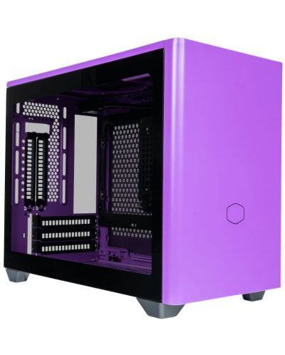 Кутия Cooler Master - MasterBox NR200P Color, mini tower, лилава ...