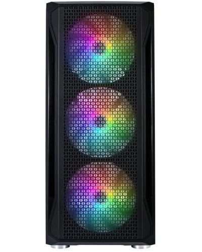 Кутия 1stPlayer - Firebase X5 RGB, mid tower, черна/прозрачна | Ozone.bg
