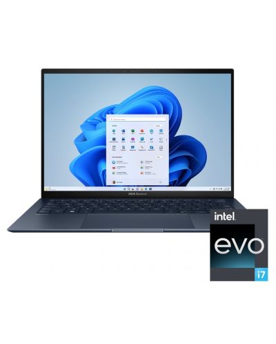Лаптоп ASUS - Zenbook S OLED UX5304VA, 13.3'', 2.8K, i7, Basalt Grey ...