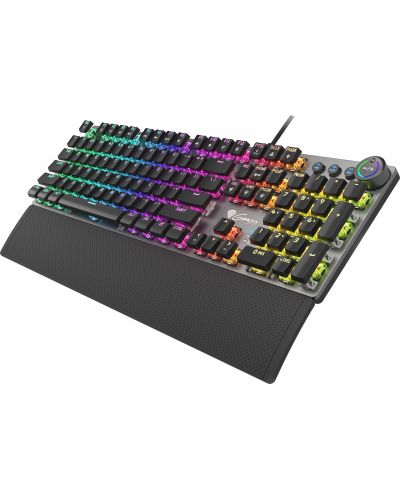 Genesis Mechanical Gaming Keyboard Thor 400 RGB Backlight Red Switch US ...
