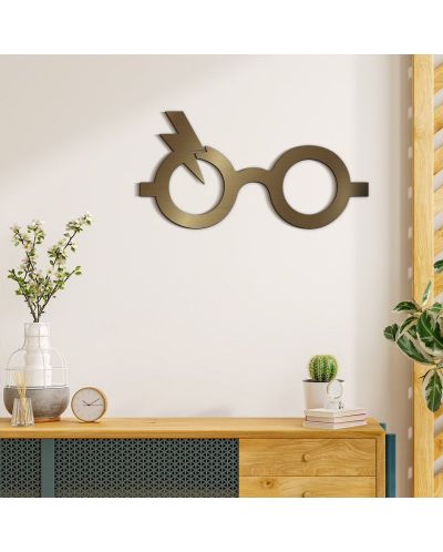 Метална декорация за стена Printworx - Harry Potter, 64 х 33 х 0.3 cm ...