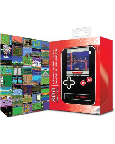 Мини конзола My Arcade - Gamer V Classic 300in1, черна/червена | Ozone.bg