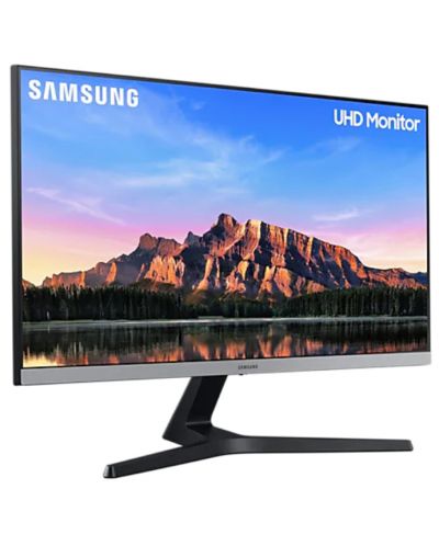 Монитор Samsung - U28R550, 28", 4K, PLS, FreeSync, сив ТОП цена | Ozone.bg