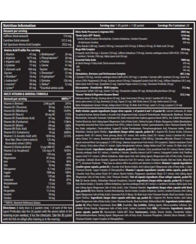 Monster Pak, 40 пакета, Scitec Nutrition | Ozone.bg