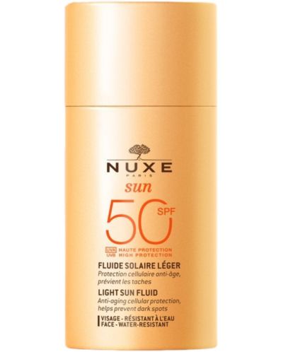 Nuxe Sun Слънцезащитен лек флуид, SPF50, 50 ml | Ozone.bg