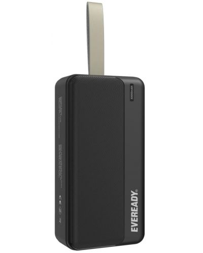 Портативна батерия EVEREADY - Power Bank, 30 000 mAh, черна | Ozone.bg