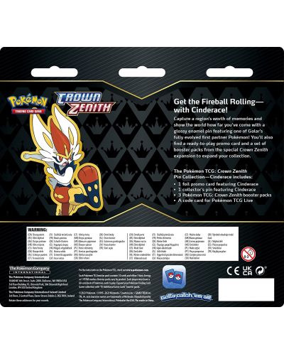 Pokemon TCG: Sword & Shield 12.5 Crown Zenith Pin Collection ...