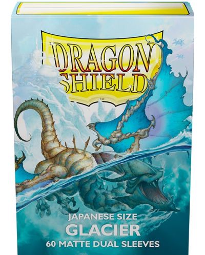 Протектори за карти Dragon Shield Dual Sleeves - Small Matte Glacier ...