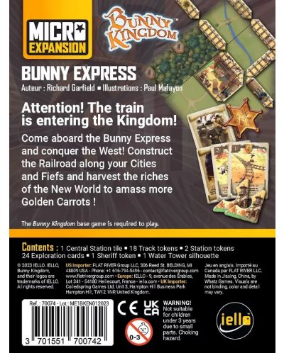 Разширение за настолна игра Bunny Kingdom - Bunny Express | Ozone.bg