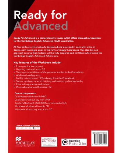 Ready for Advanced 3-rd edition C1: Workbook / Английски език (Работна ...
