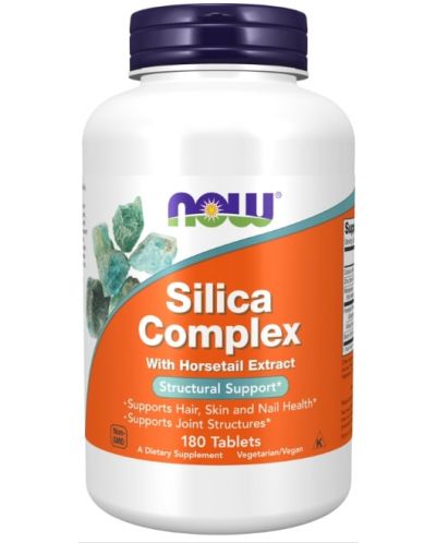 Silica Complex, 180 таблетки, Now | Ozone.bg