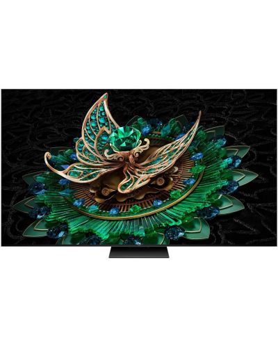 Смарт телевизор TCL - 55C765, 55'', QD-Mini LED, 4K, 144Hz, черен ТОП ...