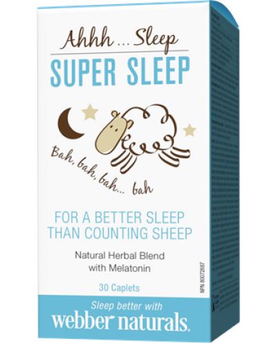 Super Sleep, 30 каплети, Webber Naturals | Ozone.bg