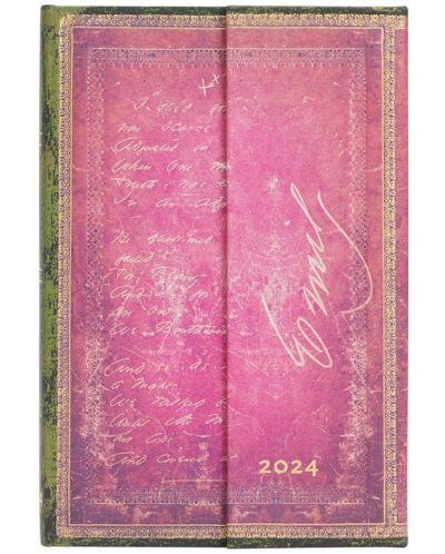 Тефтер Paperblanks Emily Dickinson - Mini, 80 листа, 2024 | Ozone.bg