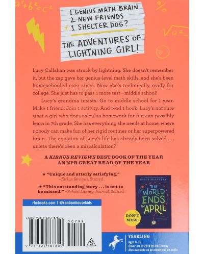 The Miscalculations of Lightning Girl (Yearling Ed.) | Stacy McAnulty ...