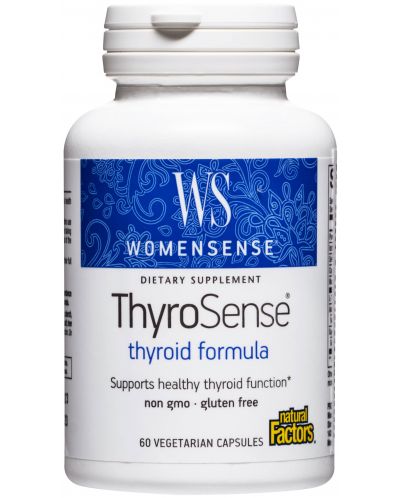 WomenSense ThyroSense, 60 веге капсули, Natural Factors | Ozone.bg