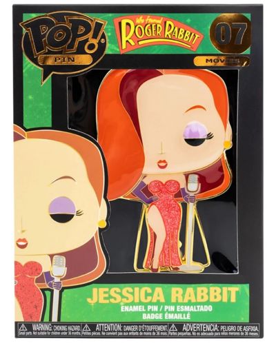 Значка Funko POP! Movies: Who Framed Roger Rabbit - Jessica Rabbit #07 ...