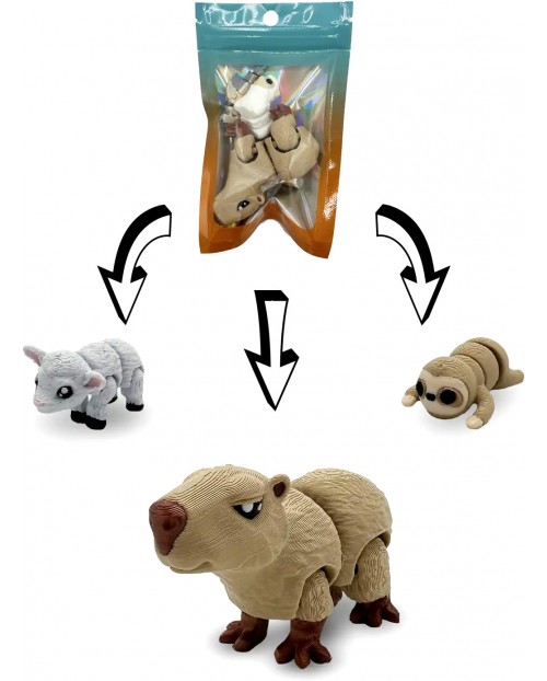 3D принт 3D Morph Lab - Комплект мини капибара, бежова, асортимент | Ozone.bg