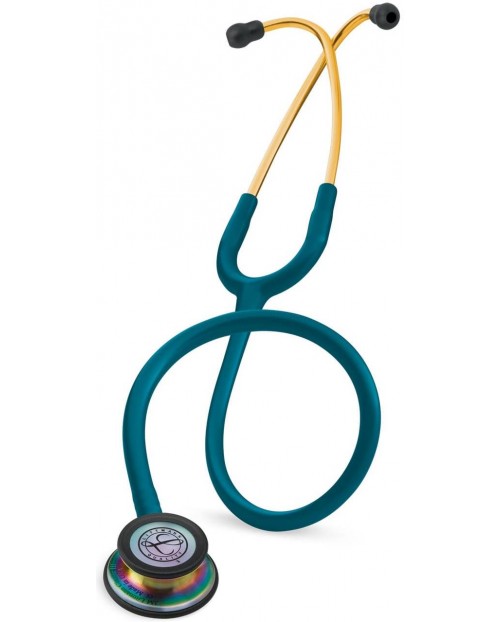 3M Littmann Classic III Стетоскоп, Caribbean Blue, Rainbow-Finish ...