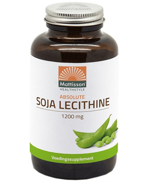 Absolute Soja Lecithine, 1200 mg, 90 капсули, Mattisson Healthstyle ...