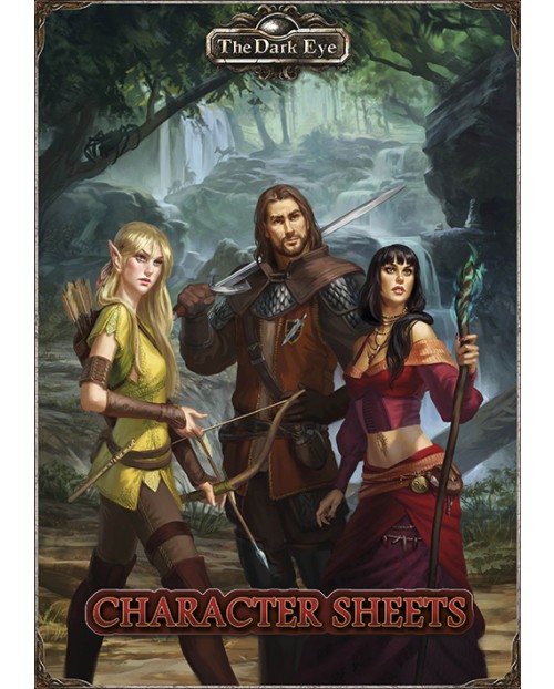 Аксесоар за ролева игра The Dark Eye - Character Sheets | Ozone.bg