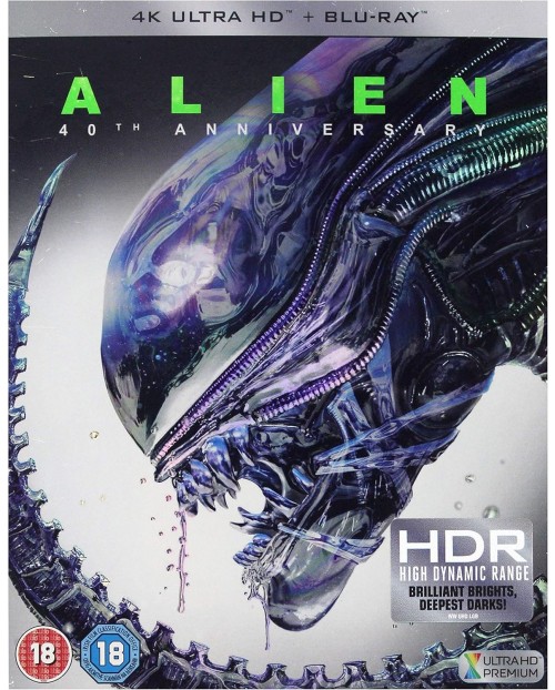 Alien, 40th Anniversary Edition (4K Ultra HD + Blu-Ray) | 1979 | Добра ...