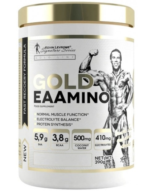 Gold Line Gold EAAmino, цитрус и праскова, 390 g, Kevin Levrone | Ozone.bg