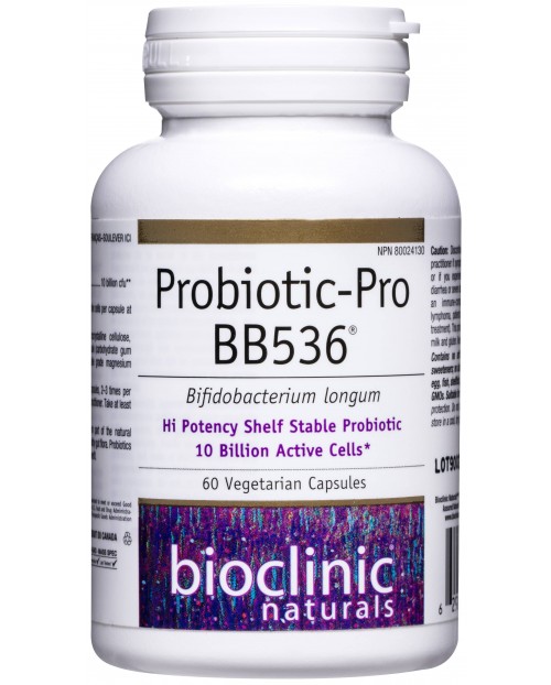 Bioclinic Naturals Probiotic-Pro BB536, 60 веге капсули, Natural ...