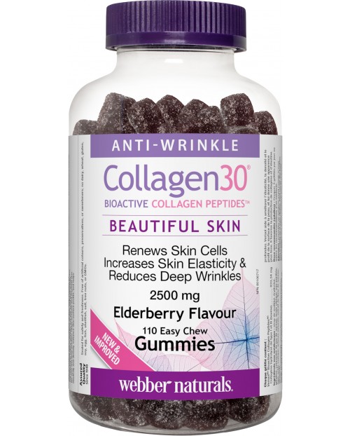 Collagen30 Bioactive Collagen Peptides, 110 желирани таблетки, Webber ...
