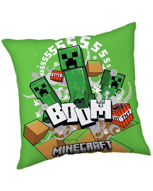 Декоративна възглавница Cerda - Minecraft, Creeper Boom | Ozone.bg