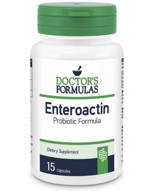 Enteroactin Probiotic Formula, 15 капсули, Doctor's Formulas | Ozone.bg