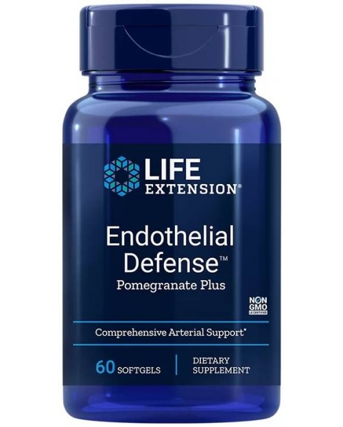 Endothelial Defense Pomegranate Plus, 60 софтгел капсули, Life ...