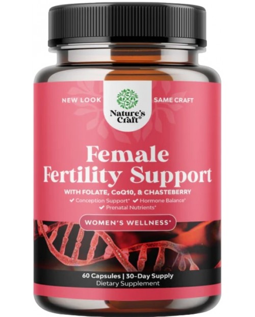 Female Fertility Support, 60 капсули, Nature's Craft | Ozone.bg