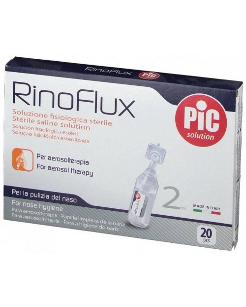 RinoFlux Физиологичен разтвор, 20 ампули x 2 ml, Pic Solution | Ozone.bg