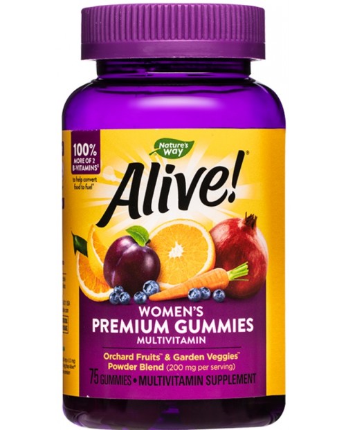 Alive Women's Premium Gummies, 75 таблетки, Nature's Way | Ozone.bg